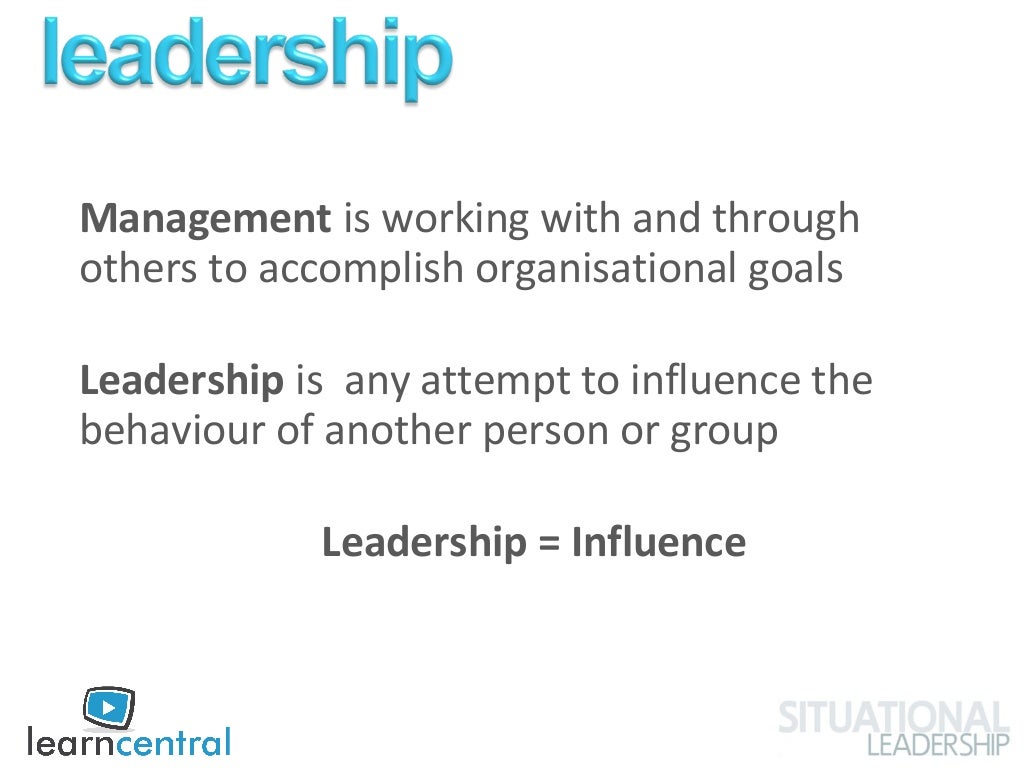 SLII Leadership Model Overview
