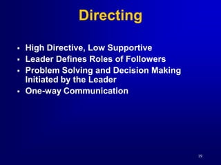 SITUATIONAL LEADERSHIP II | PDF