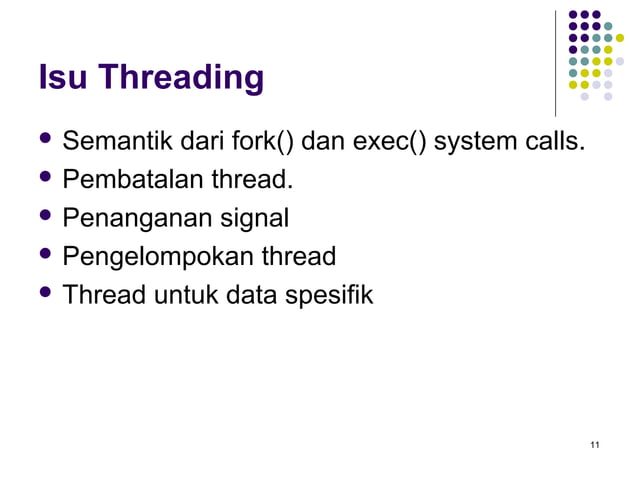 Thread di Sistem Operasi | PPT