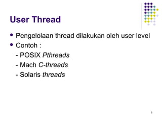 Thread di Sistem Operasi | PPT