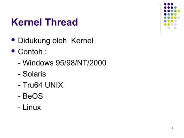 Thread di Sistem Operasi | PPT