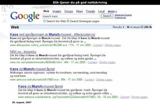 Slik skriver du for søkemotorene - Dataforeningen | PPT