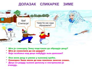 Slikarka zima - Desanka Maksimović | PPSX