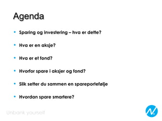 Slik sparer du smartere | PPTX