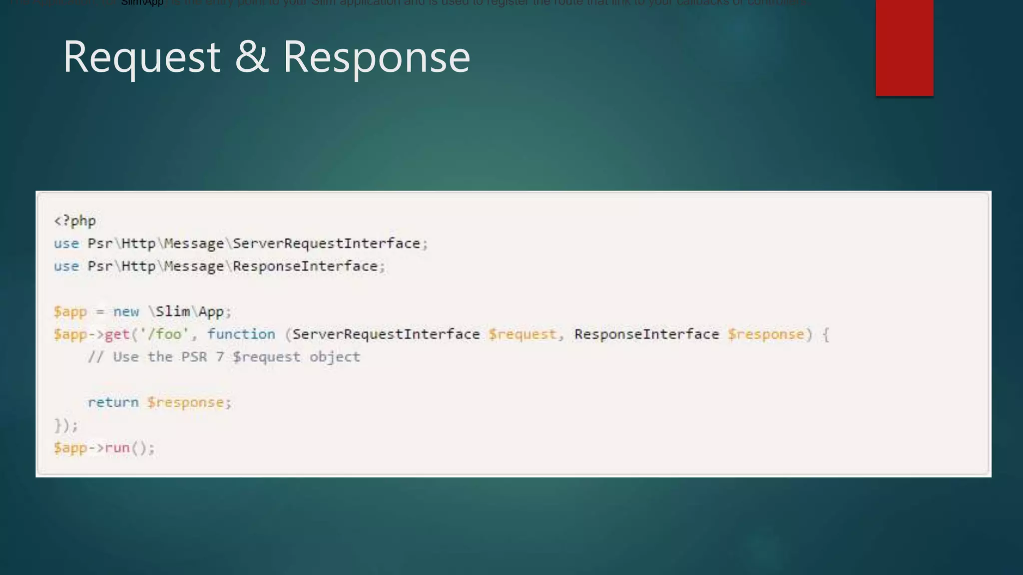 Slim Framework | PPTX