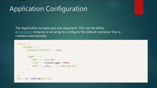 Slim Framework | PPTX
