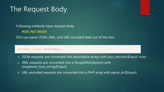 Slim Framework | PPTX