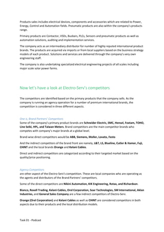 CIM Assignment - Digital Marketing - [on Electro-Serv (Pvt) Ltd] | PDF