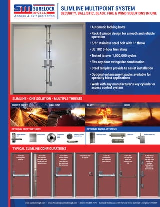 Slimline Brochure by Surelock McGill | PDF
