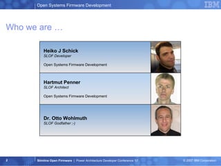 Slimline Open Firmware | PPT