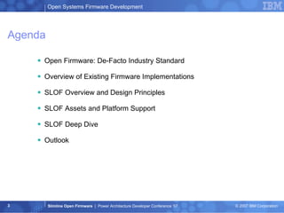 Slimline Open Firmware | PPT