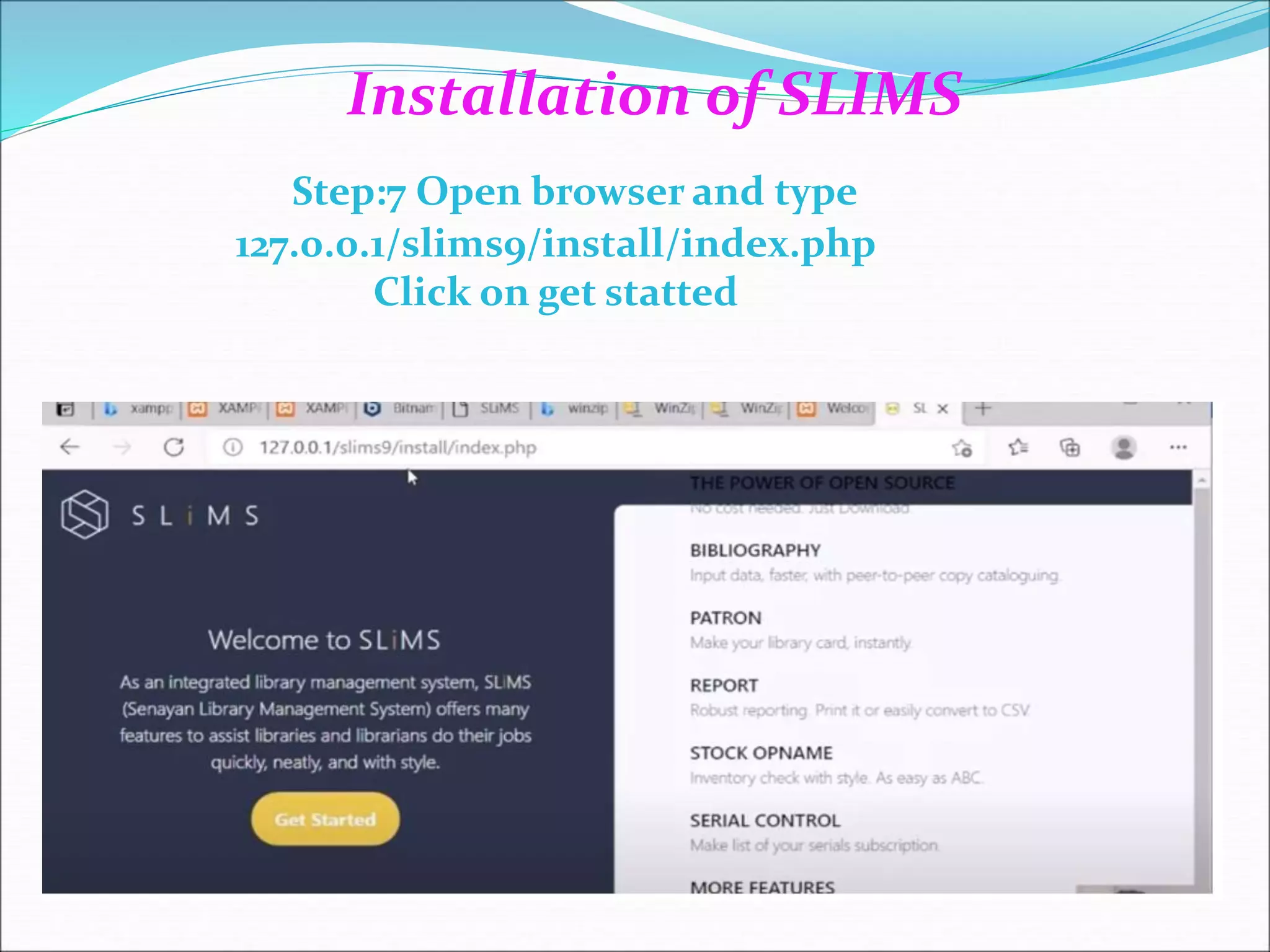 How to Install Slims Library Software | PPT