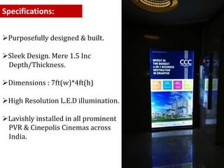 Slim Screen Advertisement (Punjab Malls) | PPTX