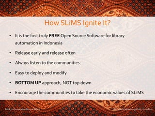 SLiMS Grassroot Library Automation System | PPT