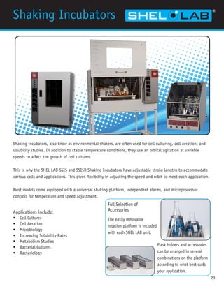 SHEL LAB Incubator Catalog | PDF