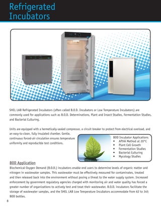 SHEL LAB Incubator Catalog | PDF
