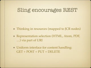 Apache Sling | PDF | Web Design and HTML | Internet