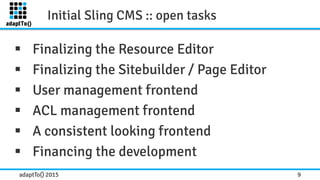 Sling sitebuilder and Sling CMS | PPT