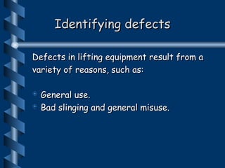 slinging tools & selecting lifting Equipment.ppt