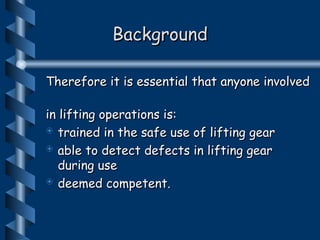 slinging tools & selecting lifting Equipment.ppt
