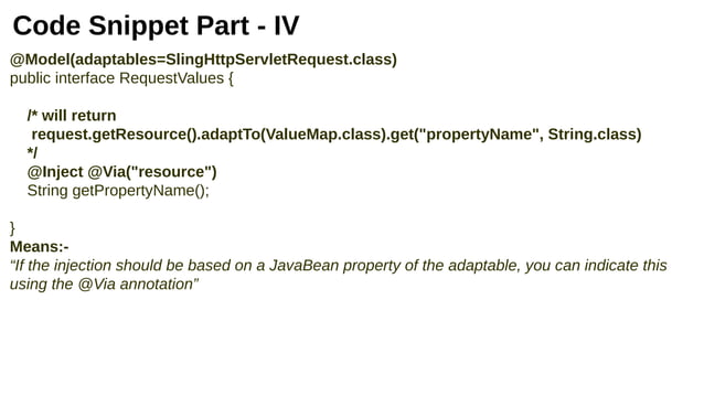 Understanding Sling Models In Aem