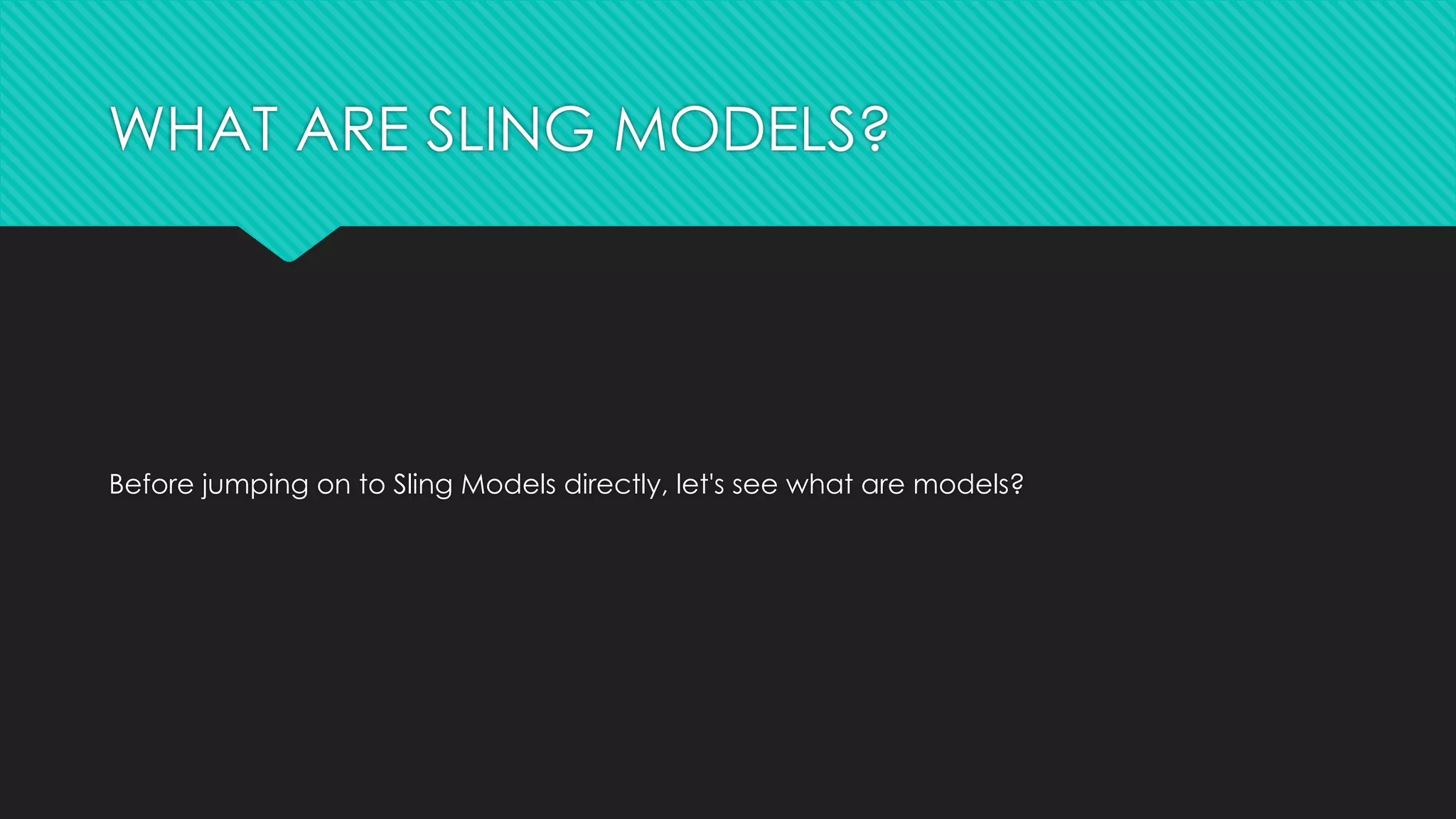 Sling models | PDF