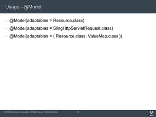 Sling Models Overview | PPT
