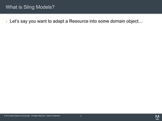 Sling Models Overview | PPT