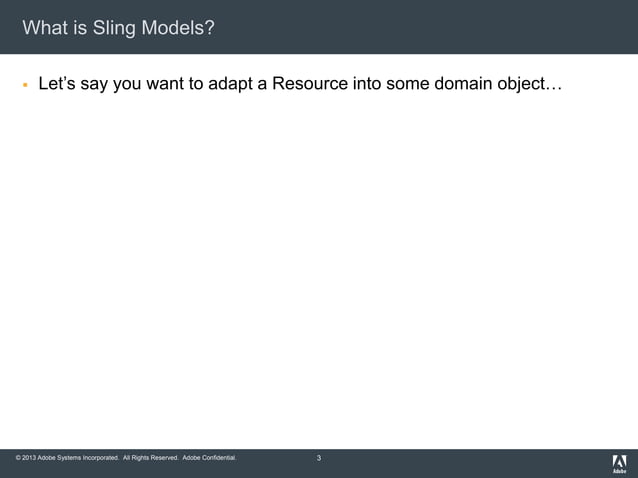 Sling Models Overview | PPT