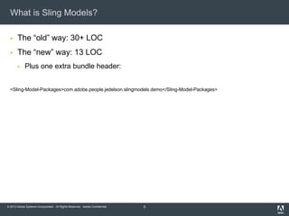 Sling Models Overview | PPT