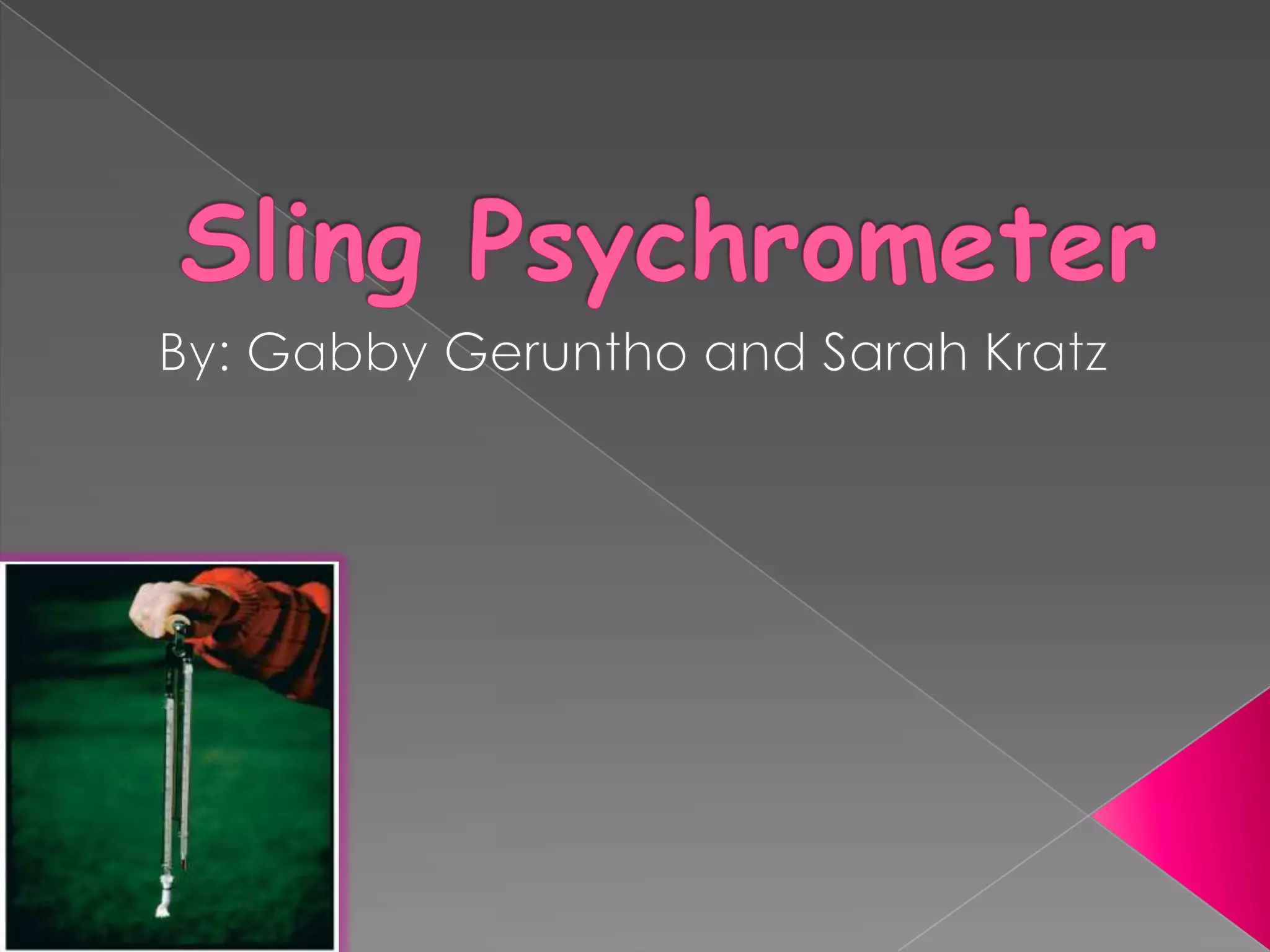 Sling psychrometer period 1 | PPT