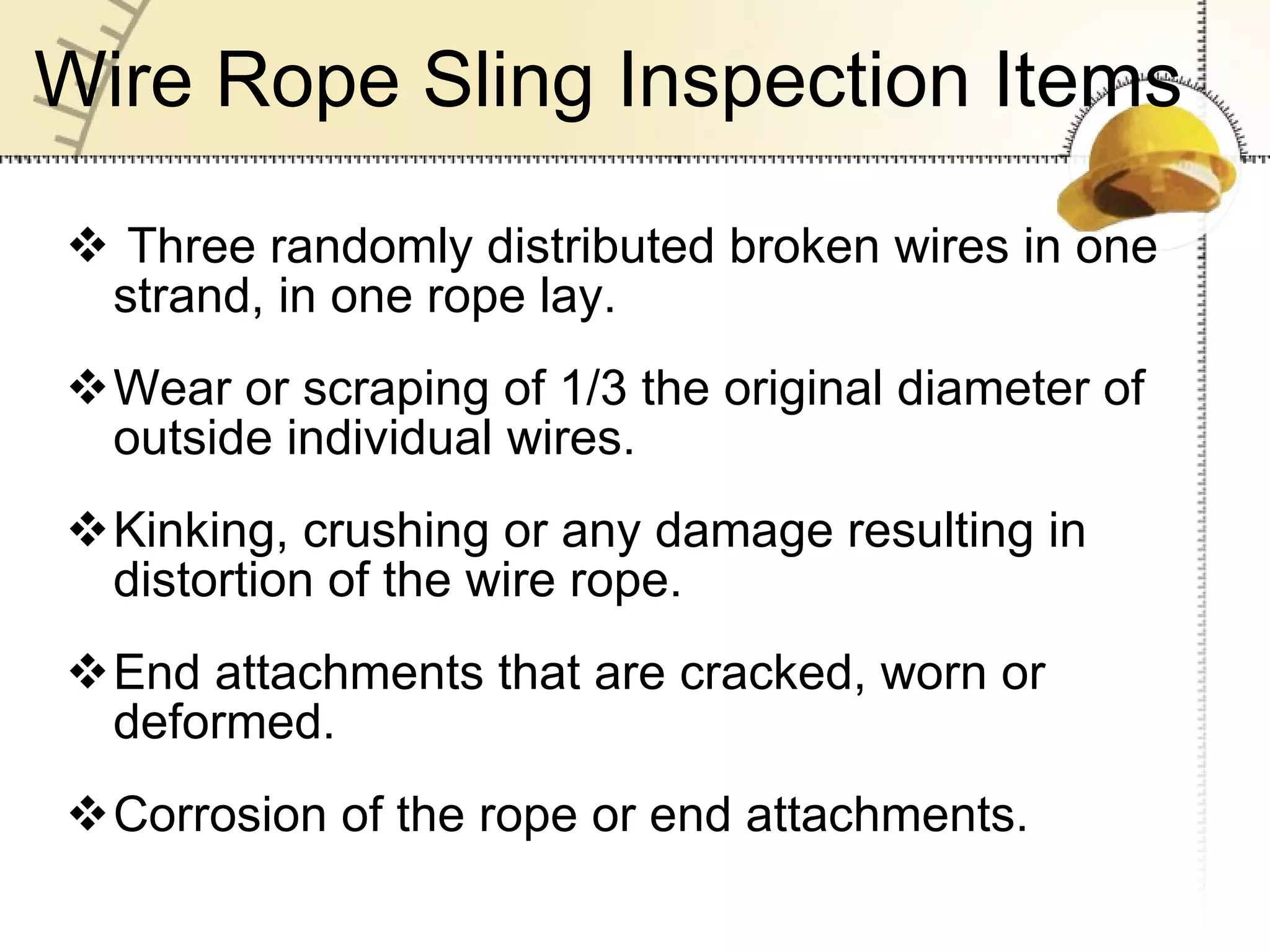 Lifting Sling Safety | PPT