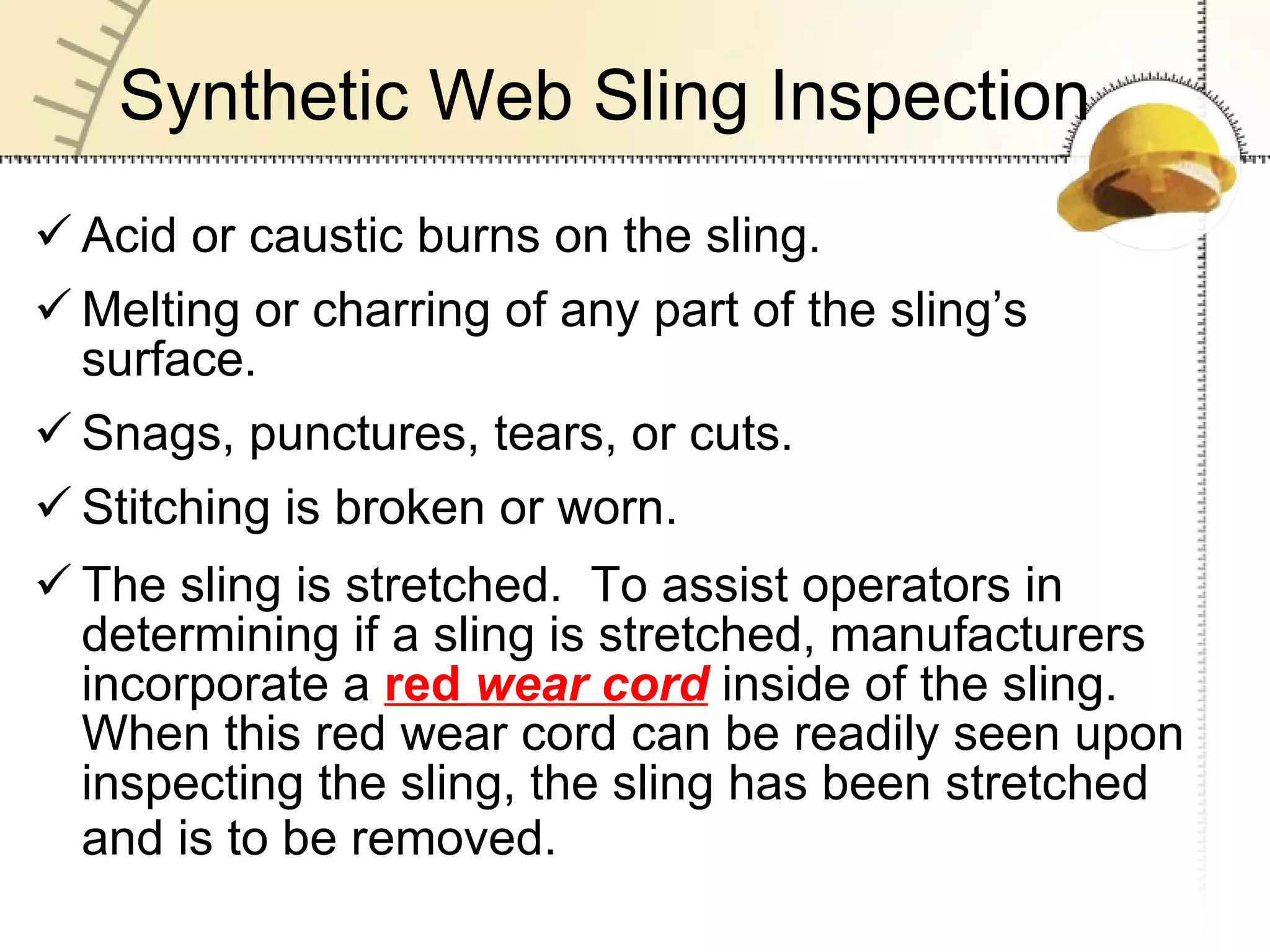 Lifting Sling Safety | PPT
