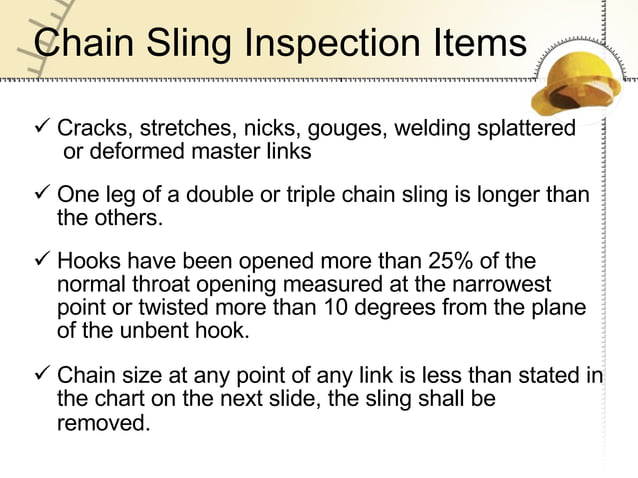 Lifting Sling Safety | PPT | Sports Equipment | Sports
