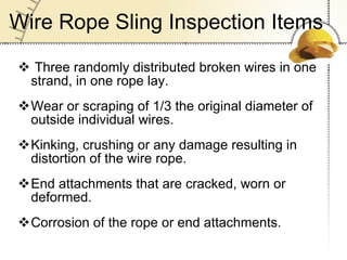 Lifting Sling Safety | PPT