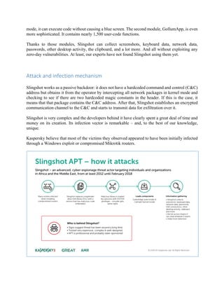 Slingshot APT - Critical Vulnerability through routers | PDF | Computer ...