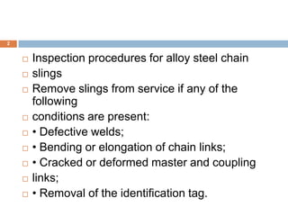 Slings safety | PPTX