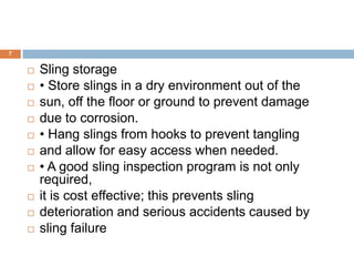 Slings safety | PPTX