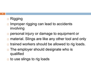 Slings safety | PPTX