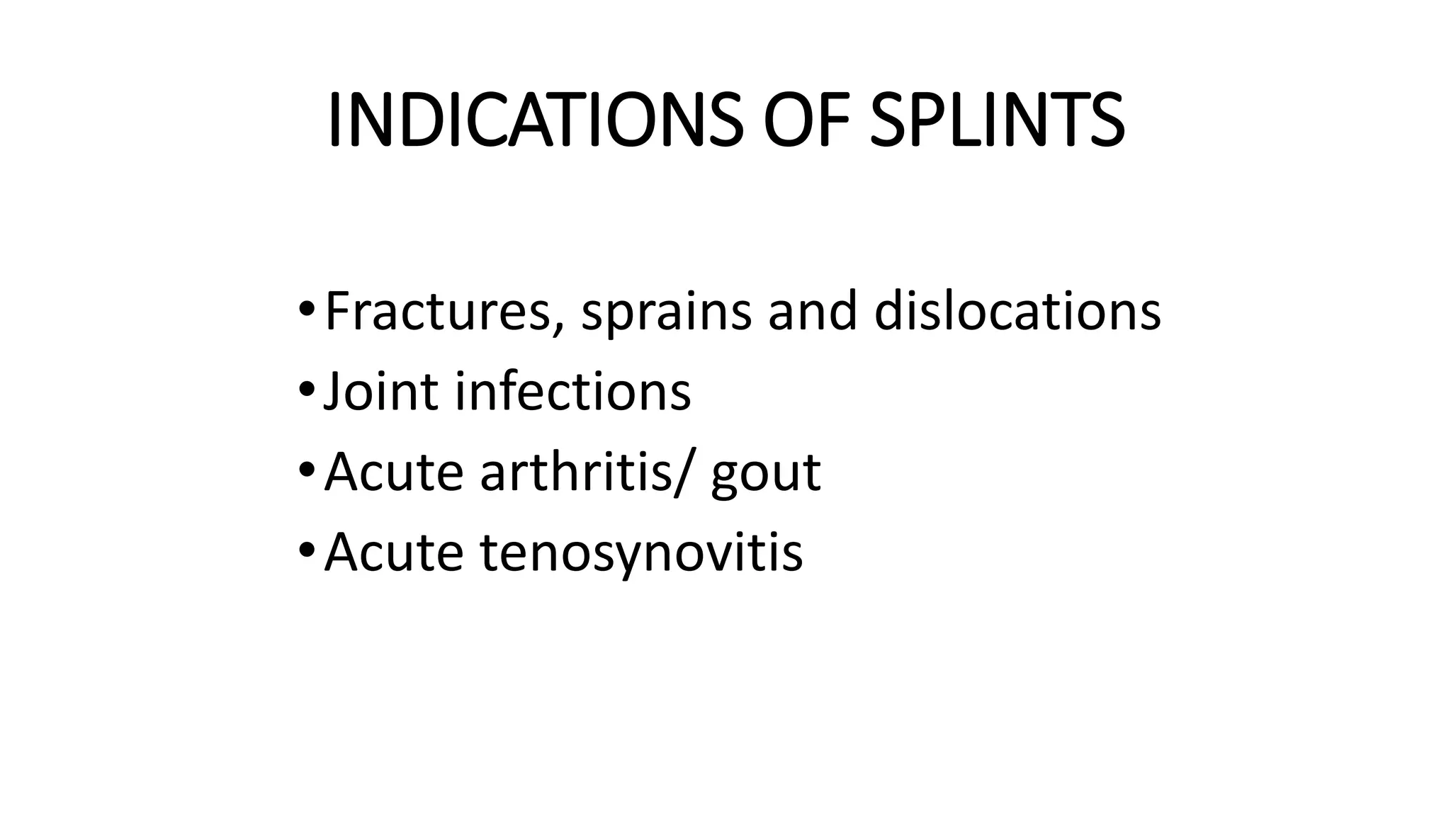 Splints and Tractions | PPTX