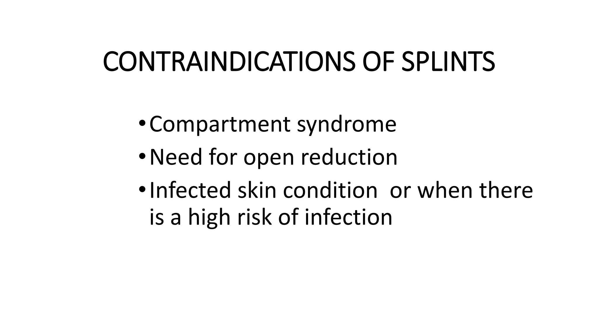 Splints and Tractions | PPTX