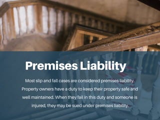 Guide to Slip and Fall Accidents | PDF