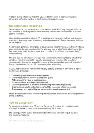 Social Listening in Practice: PR Measurement | PDF