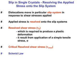 Slip and twiniing | PPT