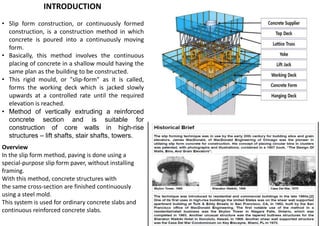 Slipform construction | PPTX