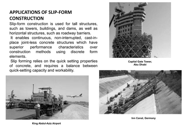 Slipform construction | PPTX | Civil Engineering Industry | Industries