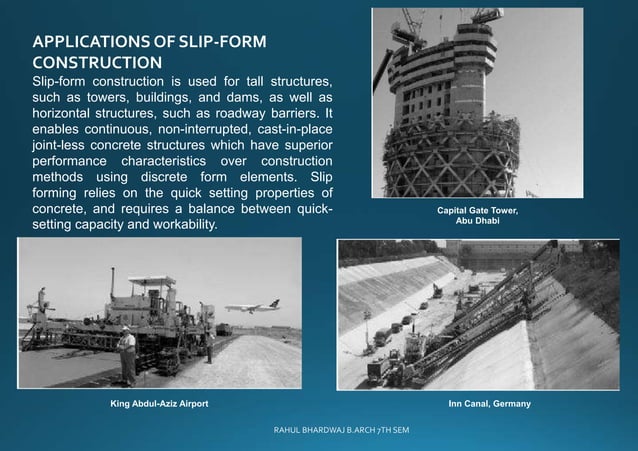 Slipform | PPTX | Civil Engineering Industry | Industries