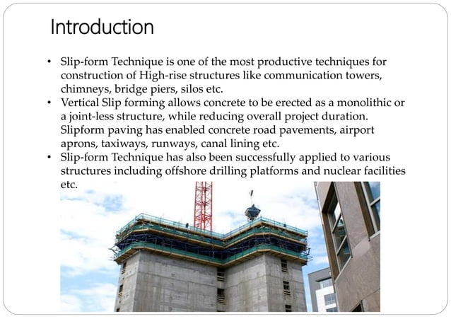 Slip form Construction Technology | PPTX