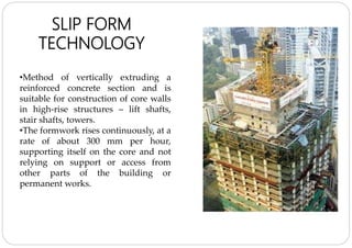 Slip form Construction Technology | PPTX
