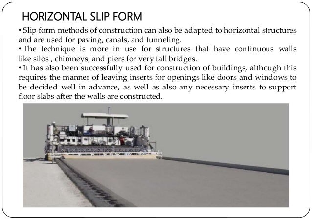 Slip form Construction Technology